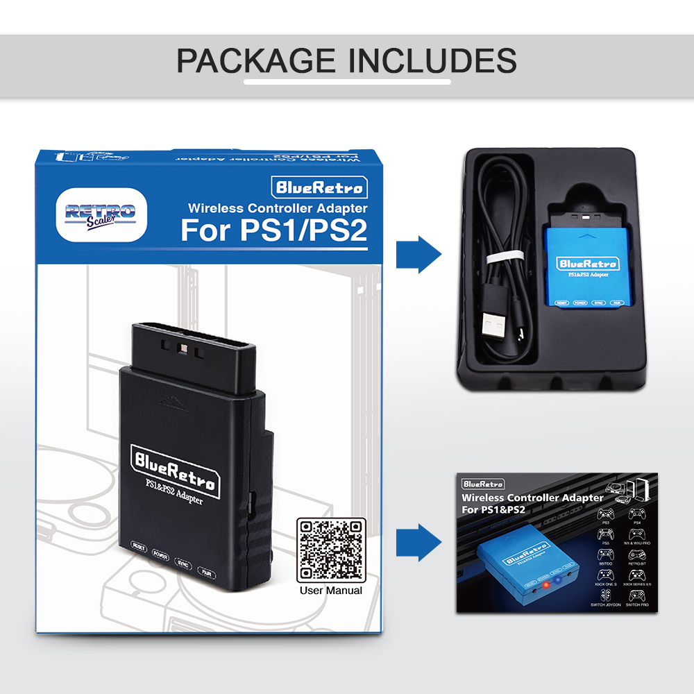 BlueRetro Wireless Game Controllers Adapter for Nintendo 64 Console ...