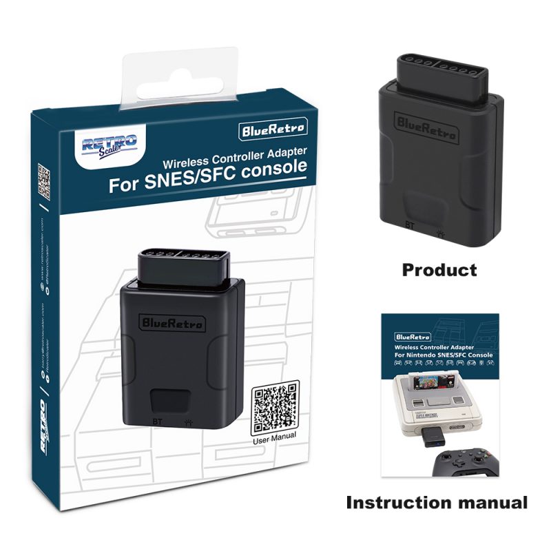 RetroScaler Blueretro Wireless Controller Adapter For SNES SFC Console ...
